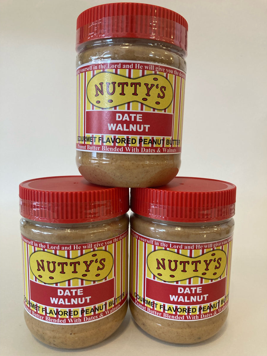 Date Walnut 3 Pack – Nutty's Peanut Butter